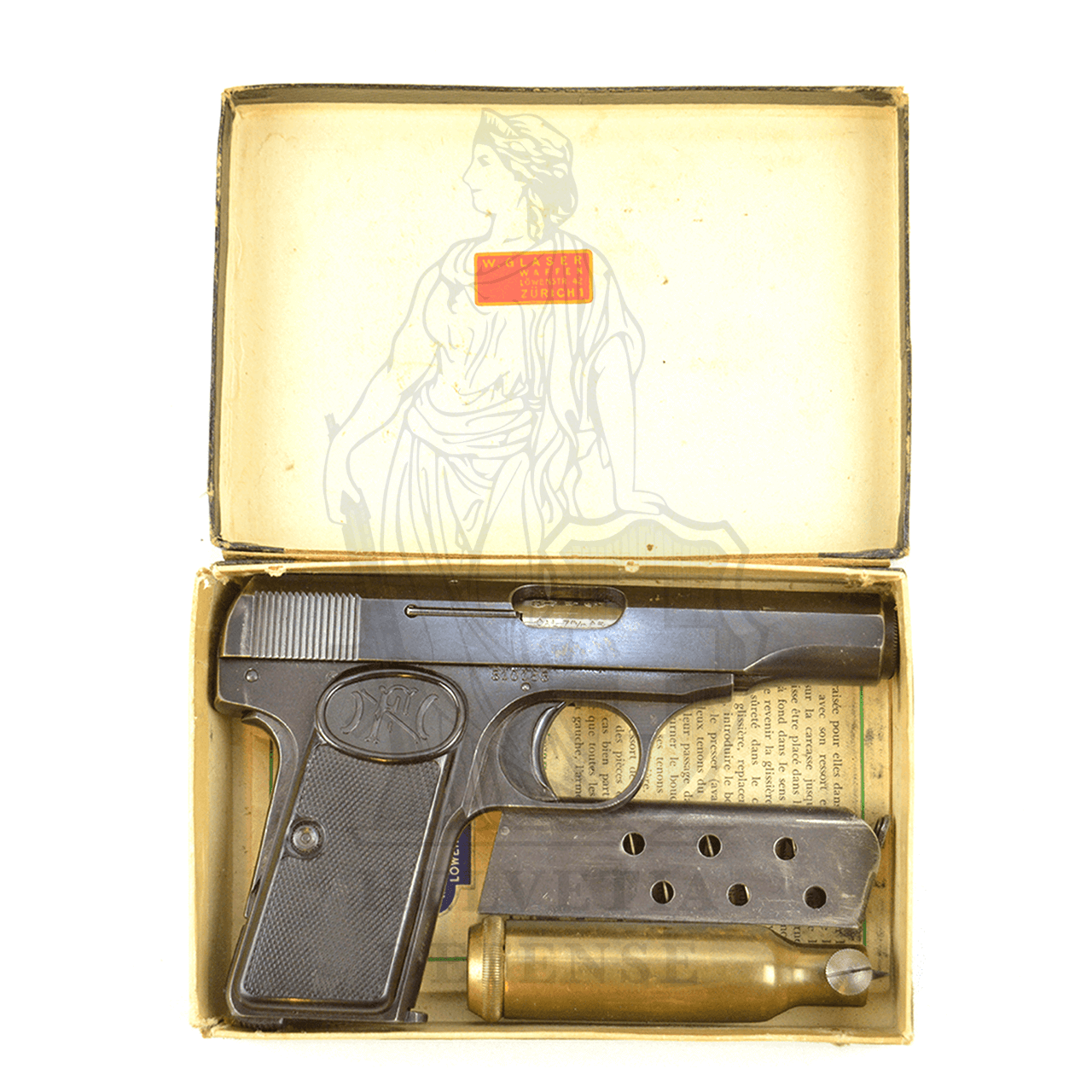 FN Model 1910BRW Semi-Automatic Pistol - 7.65BRW Caliber with Original ...