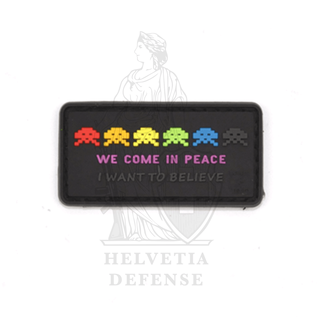 JTG Alien Invasion Rubber Patch - Playful Design of Alien Head - 51 x ...