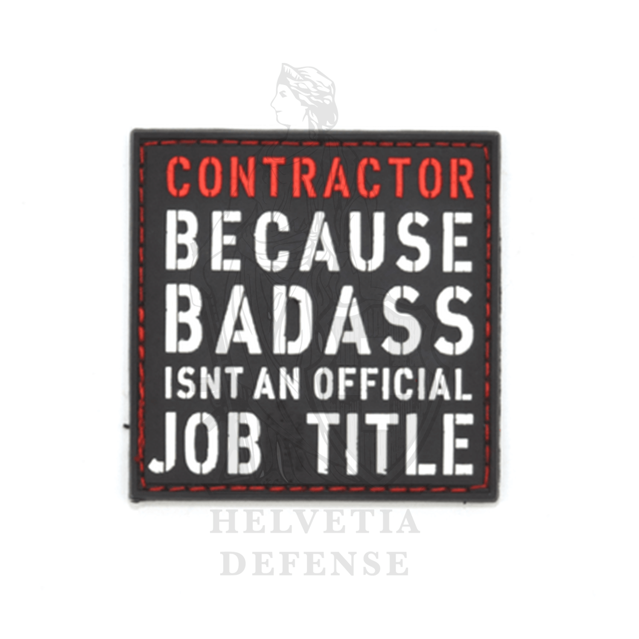 JTG Contractor Rubber Patch - Sleek Design with Bold White Letters - 57 ...
