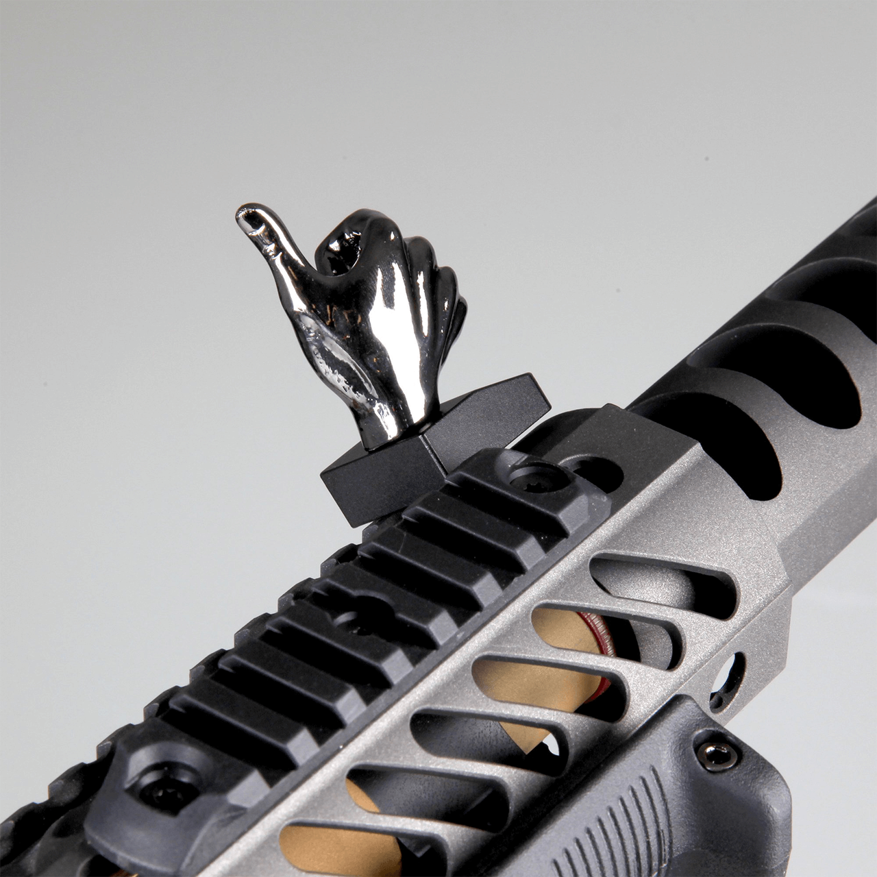 STINGER Finger Iron Sight - V Hand & Thumbs Up - Offset