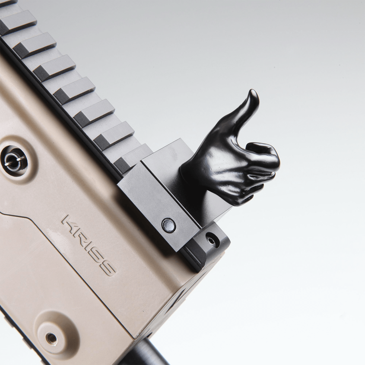 Finger Iron Sight - V Hand & Thumbs Up - Straight