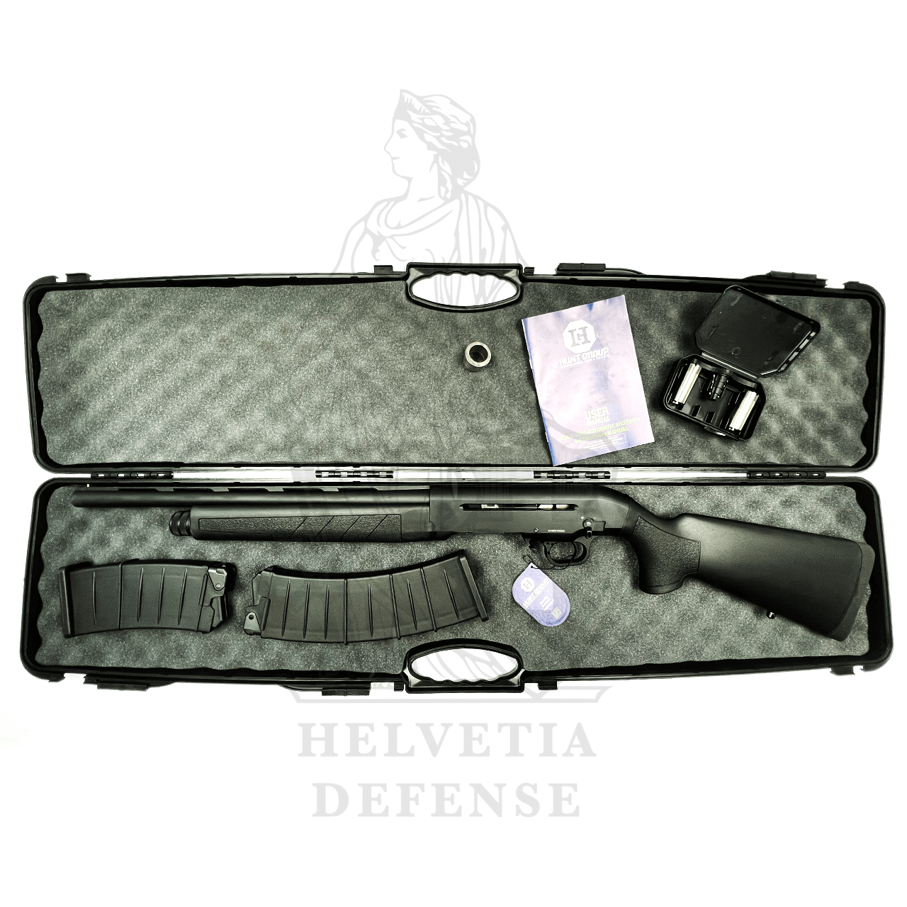 HUNT GROUP MH-SX12: Robust 12 Gauge Semi-automatic Shotgun