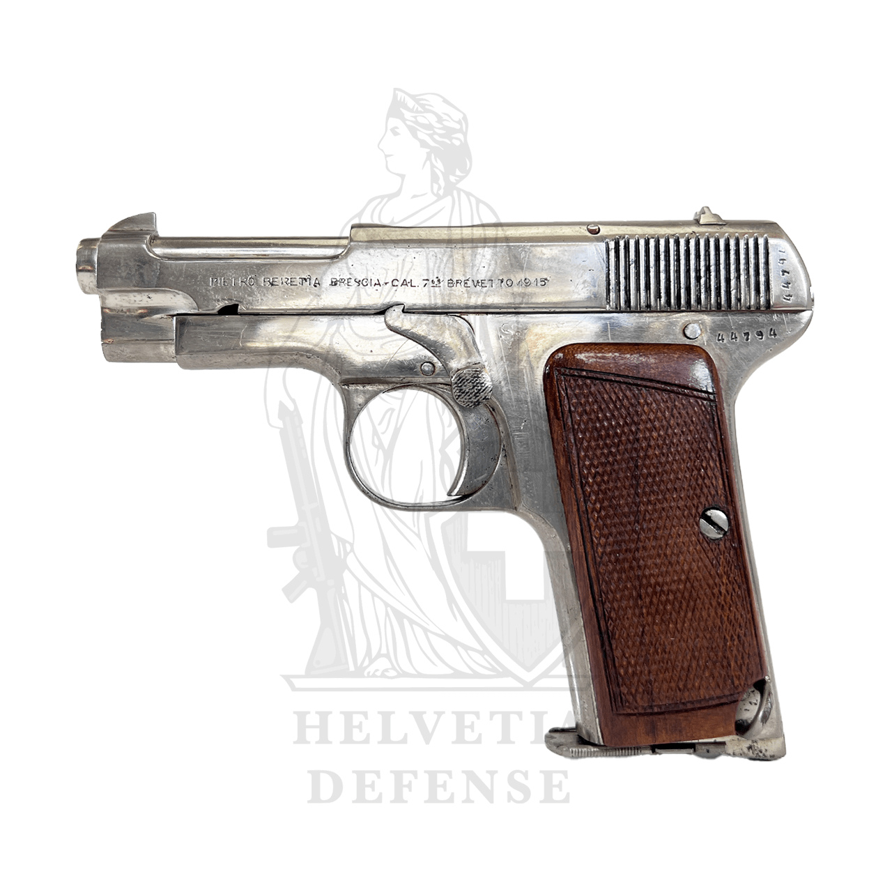 BERETTA 1915 in 7.65Brw: Exquisite Piece from Victor Emmanuel of Savoy ...
