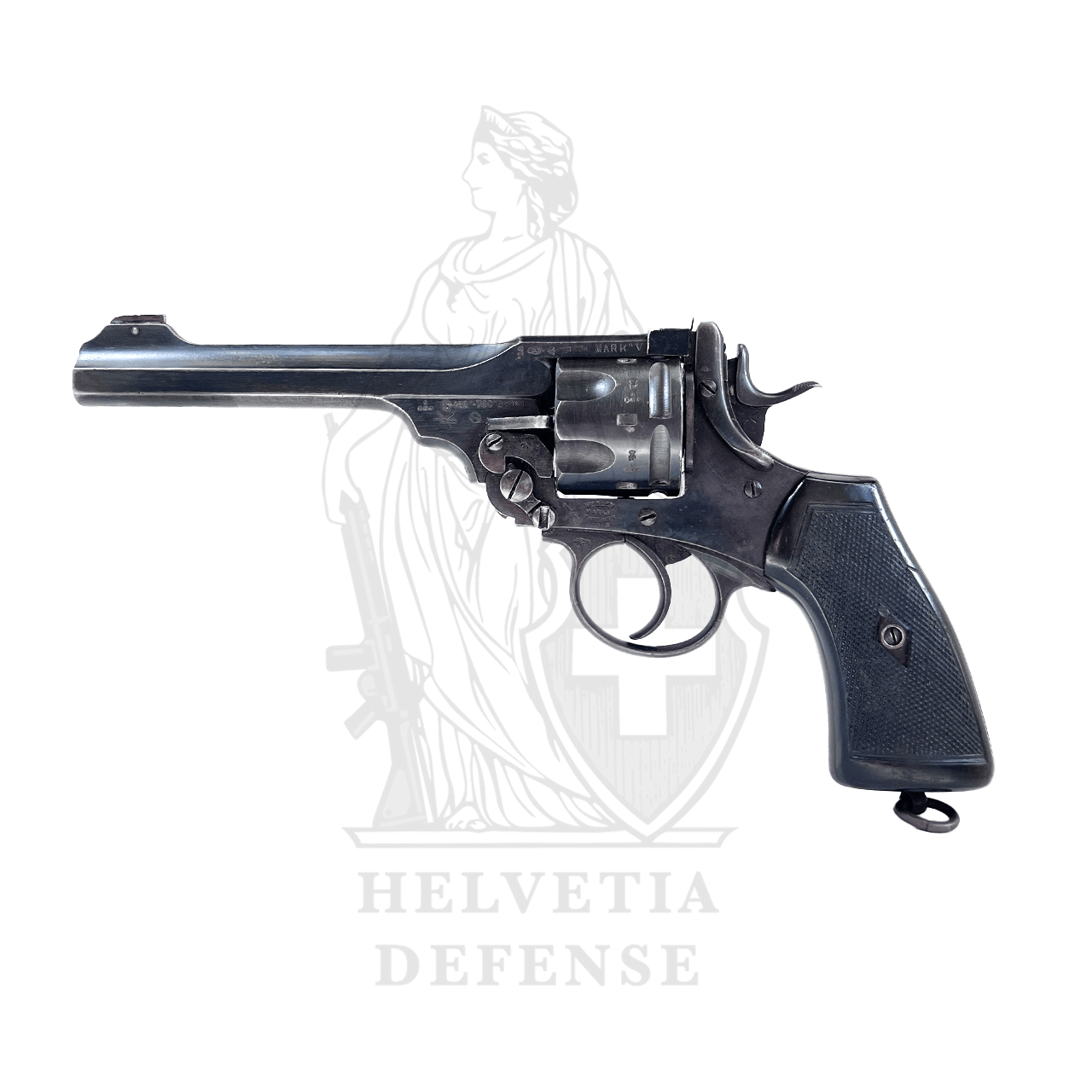 WEBLEY MK VI: Double-Action 455W Revolver from His Royal Highness ...