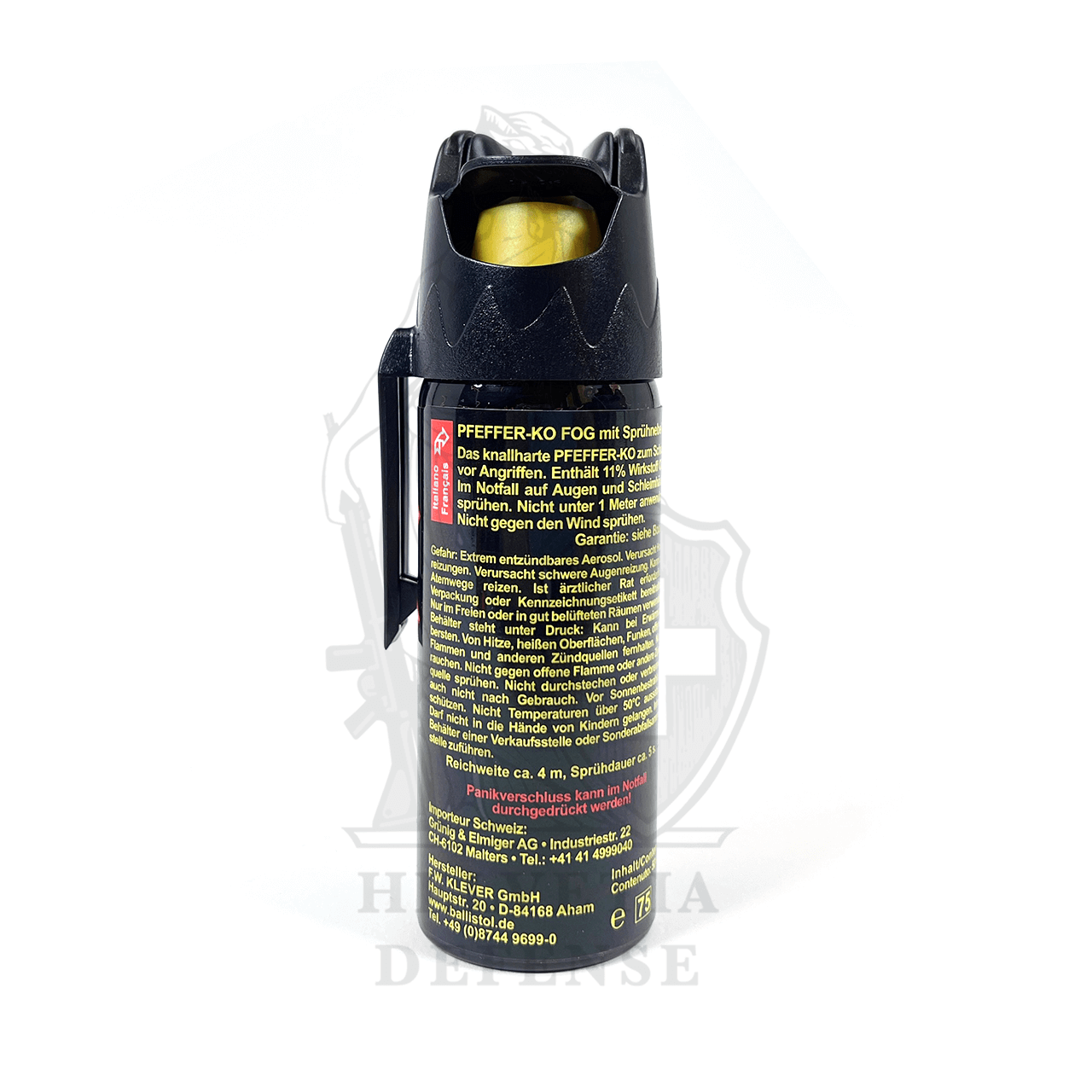 BALLISTOL KO Pepper Spray - 50ml Personal Defense Fogger for Safety