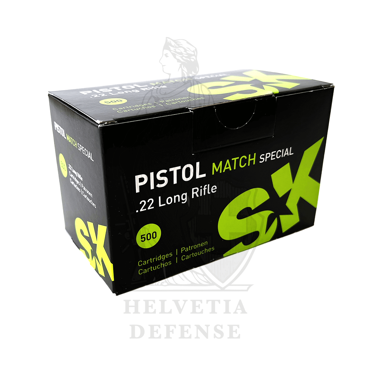 Ammunition SK 22LR Pistol Match Special - 500 Rounds for Precision Shooting