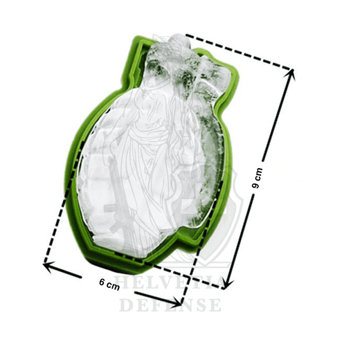 3D Silicone Grenade Ice Cube & Cupcake Mold | 9cm x 6cm Size for ...