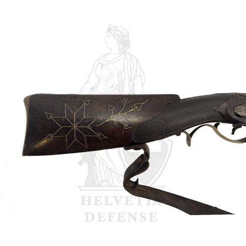French Percussion Hunting Rifle - #A4025