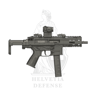B&T Semi-Automatic Carbine SPC9 PDW: Modern and Classic Design for ...