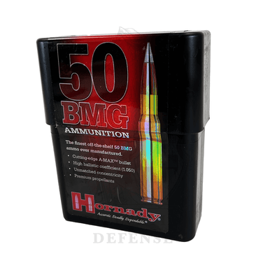 HORNADY 50BMG A-MAX 750gr Ammunition - 10 Rounds/Box - Designed for ...
