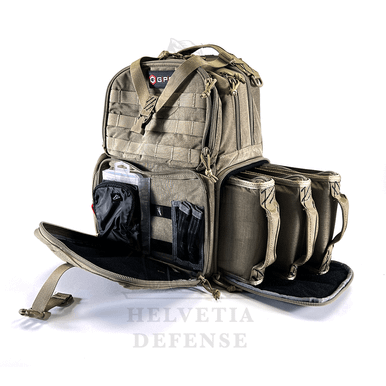 GPS TACTICAL Range Backpack – 3 Handguns | Secure & Practical Gear ...