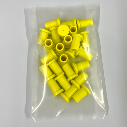 3/8" Plastic Rebar Cap - Plain Marker Pack 25