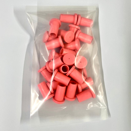 3/8" Plastic Rebar Cap - Plain Marker Pack 25