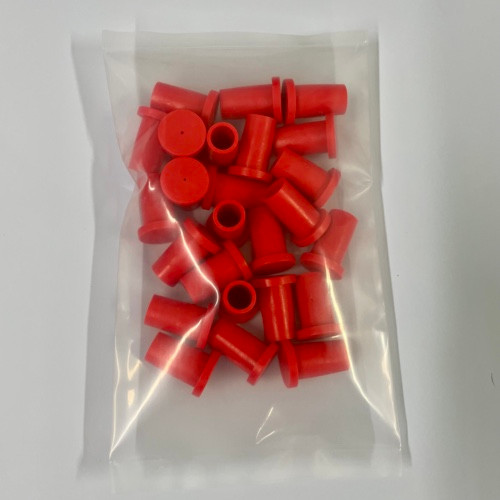 3/8" Plastic Rebar Cap - Plain Marker Pack 25