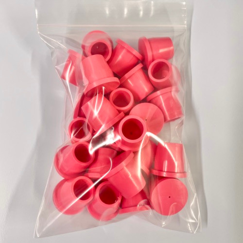 5/8" Plastic Rebar Cap - Plain Marker Pack 25