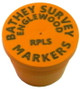 survey markers rebar caps plastic or stainless