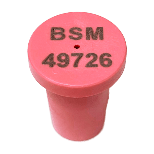 survey markers rebar caps plastic or stainless