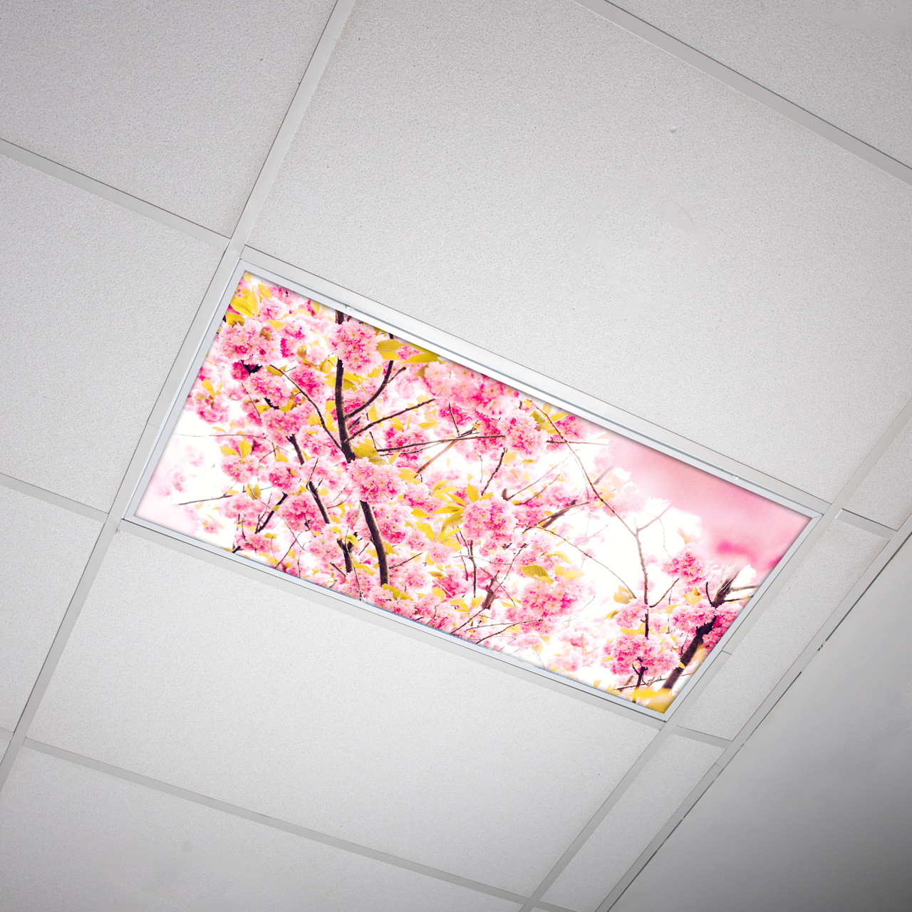 Flower Light Covers | Elegant Floral Fluorescent Panels