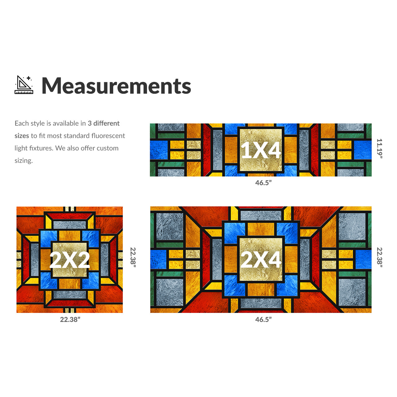 Fluorescent Light Covers - Categories - Stained Glass - Octo Lights ...