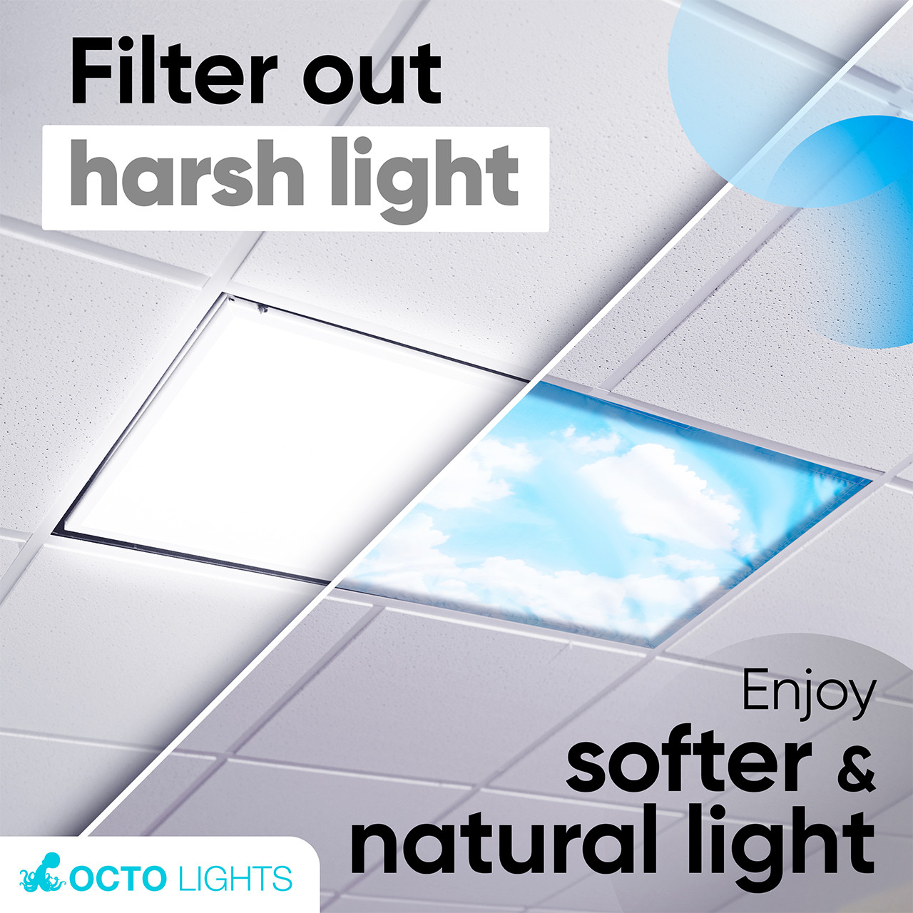 Cloud-Themed Fabric Magnetic Fluorescent Light Covers | Classroom and ...