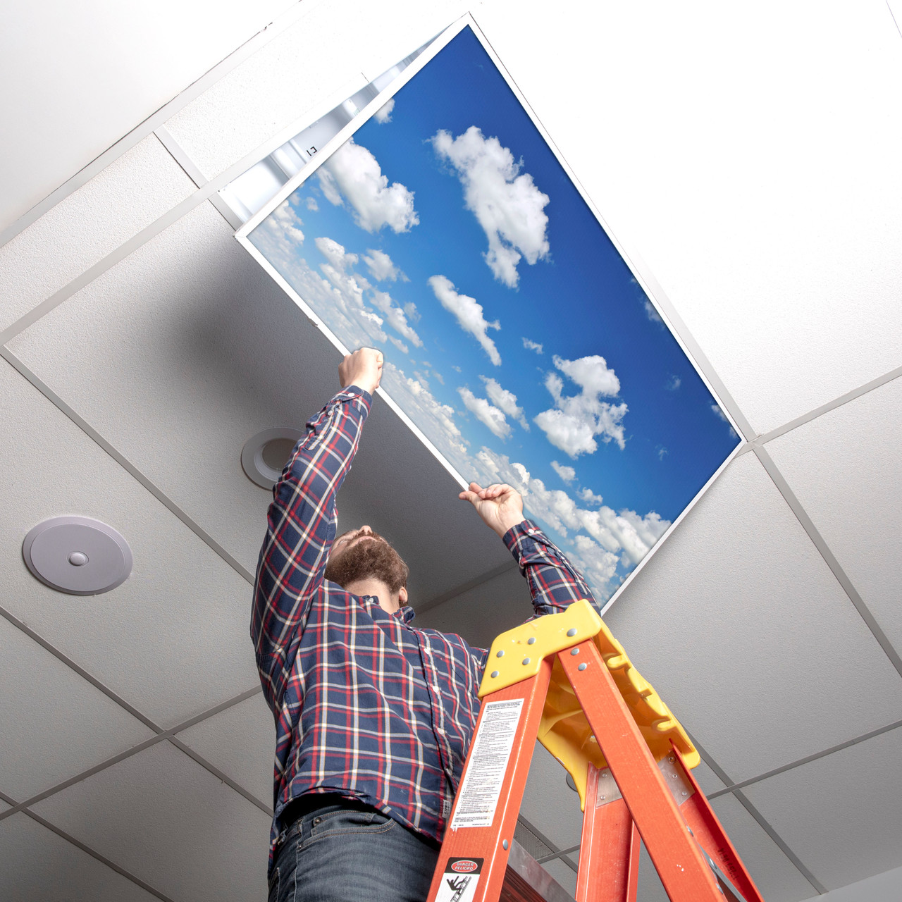 Cloud Ceiling Light Covers Office Fluorescent Light Covers