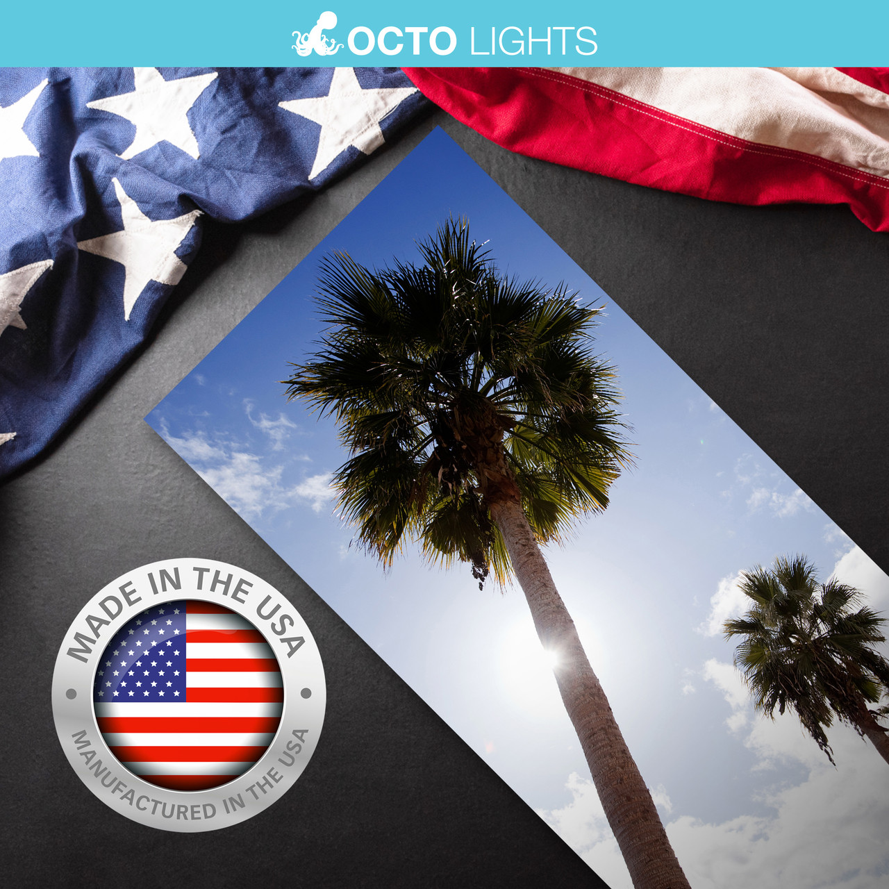 Illuminate Your Space With Palm Tree Magnetic Fluorescent Light Covers