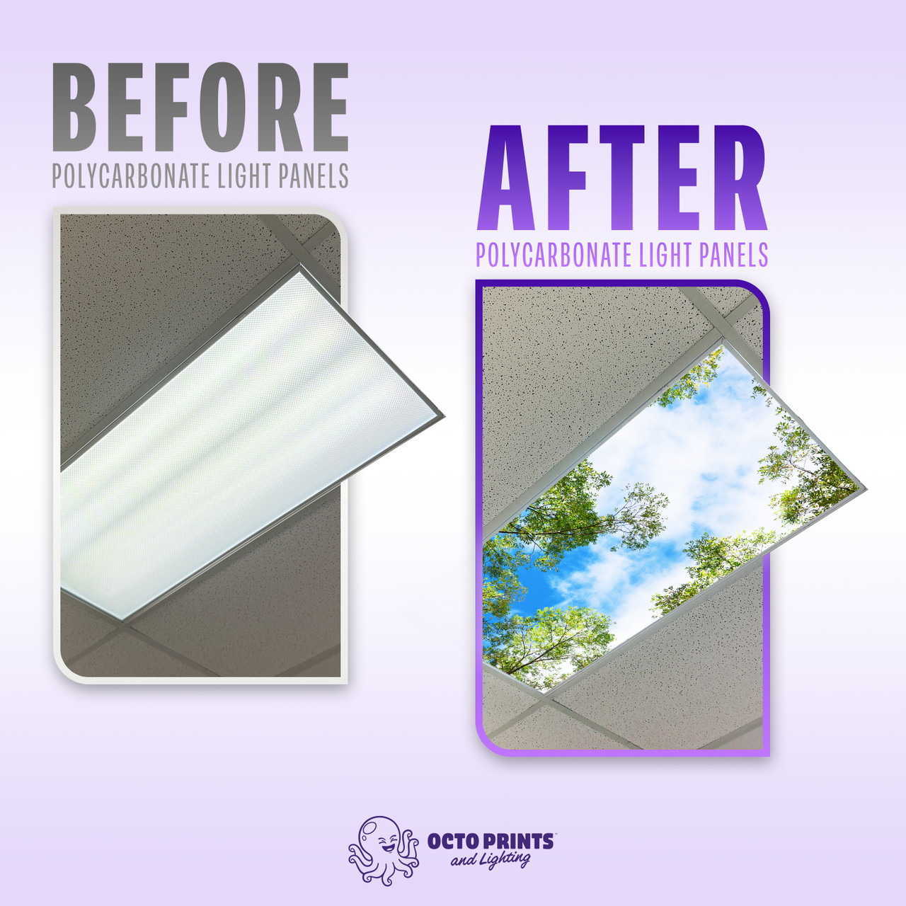Tree Ceiling Light Panels – Premium Polycarbonate Lighting Solution