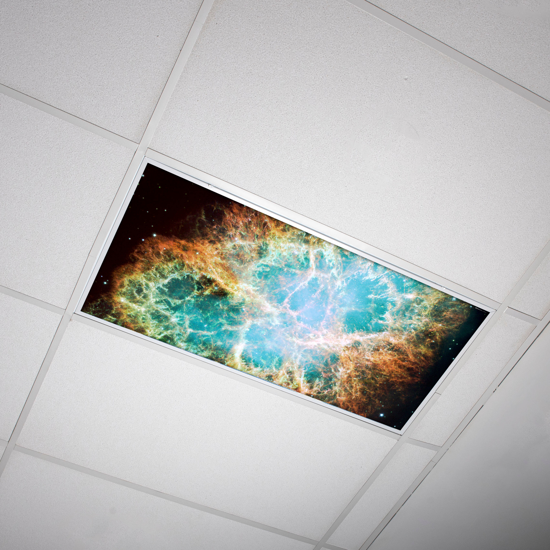Astronomy Fluorescent Light Covers | Space Decorative Ceiling Panel For ...
