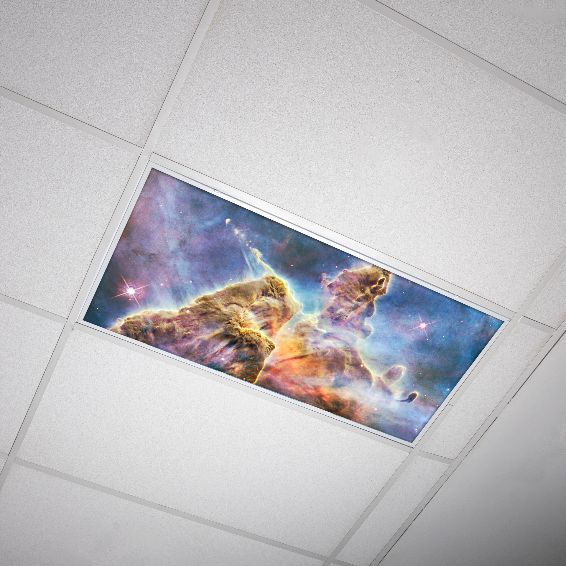 Galaxy Ceiling Light Panel Space Light Cover