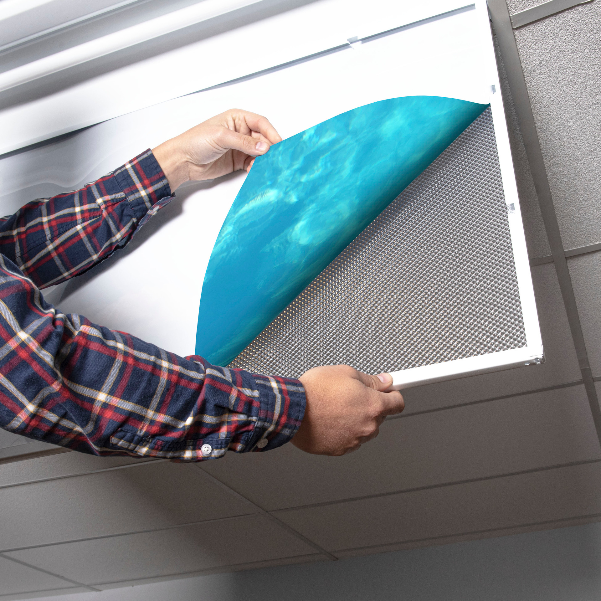 Ocean 003 Fluorescent Light Cover - Octo Prints & Lighting