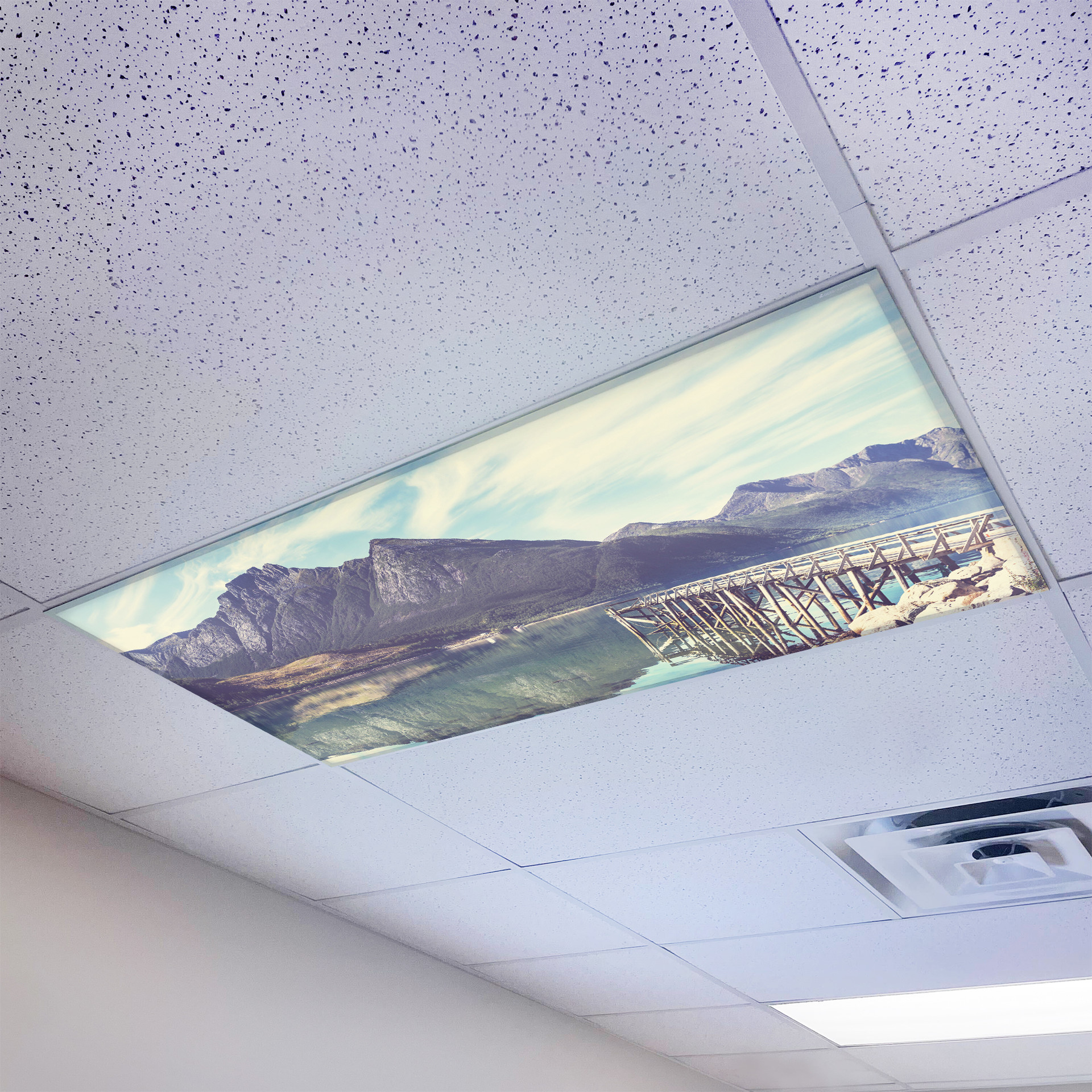 Landscape Magnetic Light Covers | Scenic Outdoor Ceiling Panels