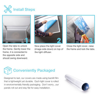 Spiral Galaxy Skylight and Skyscape Ceiling Panels