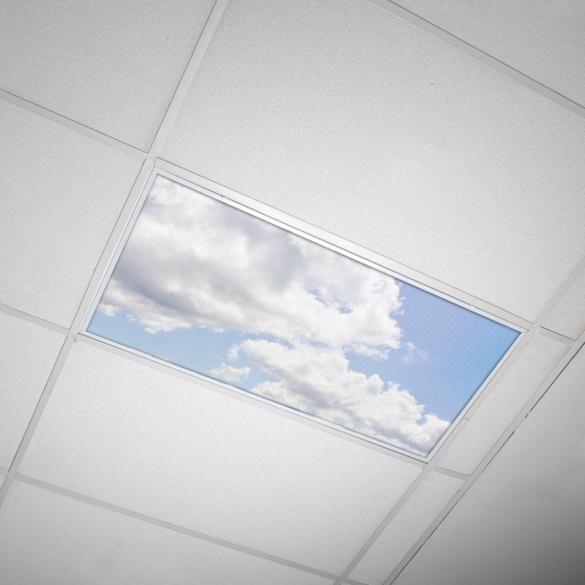 Cloud Drop Ceiling Light Panels Fluorescent Diffusers