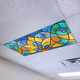 Transform Your Ceiling with Magnetic Light Panels Featuring Stained ...