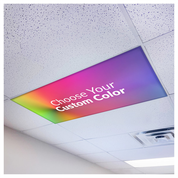Custom Solid Color Magnetic Light Covers For Led Lights