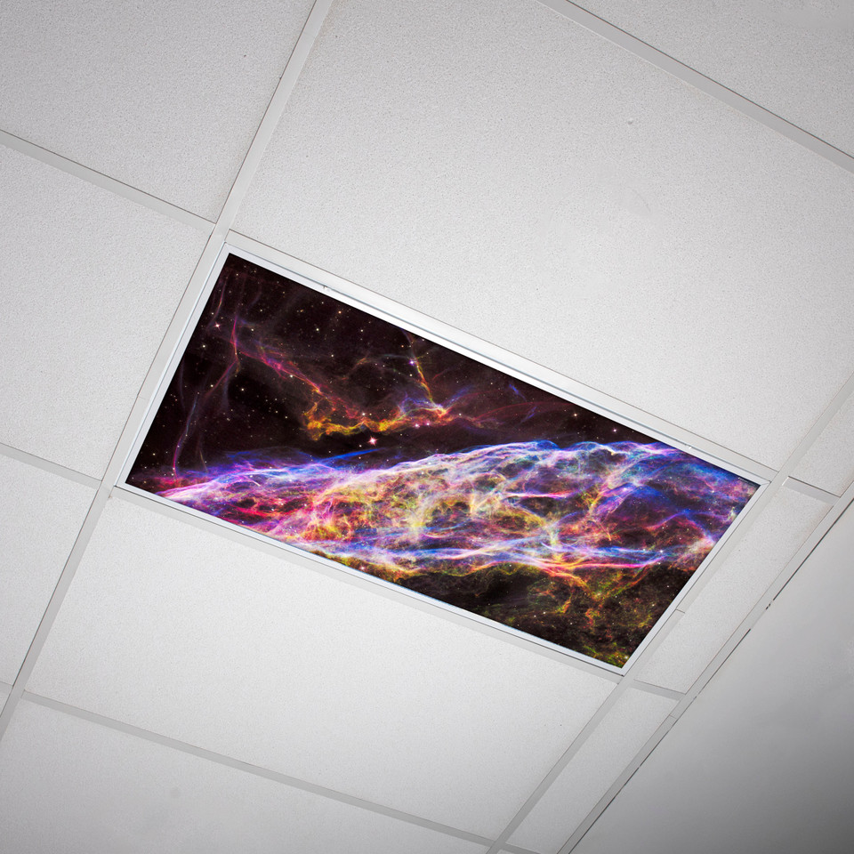 Astronomy Light Covers Celestial Designs For Fluorescent Lights