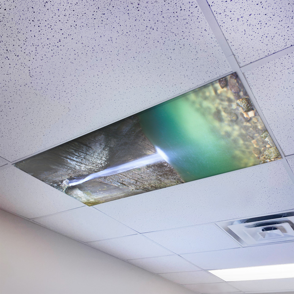 Waterfall Decorative Fluorescent Light Panels