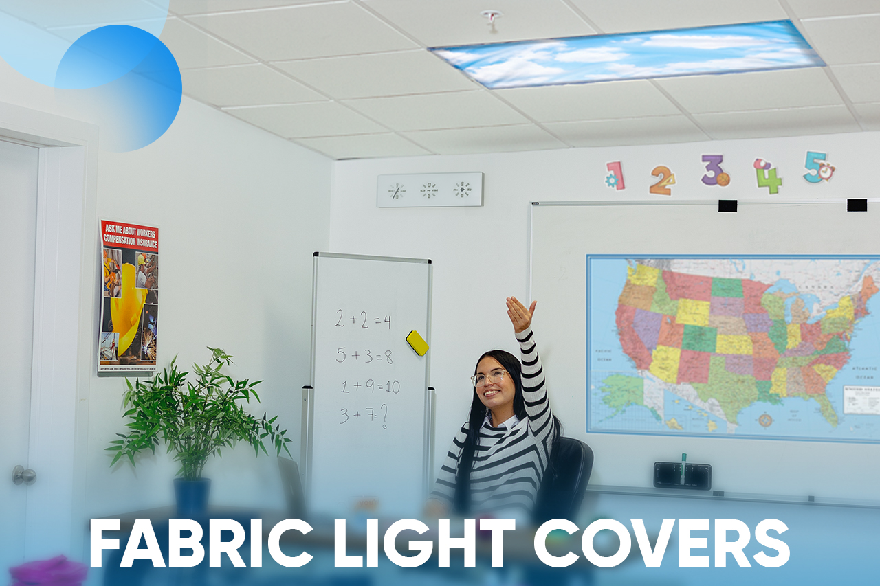 Fabric Magnetic Light Covers - Revolutionize Your Classrooms Lighting ...