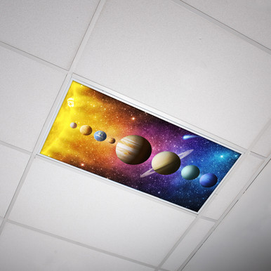 Solar System Fluorescent Light Covers