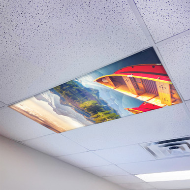 Canoe Lake Drop Ceiling Light Covers with Magnets: Upgrade Your Lighting with Our Customizable ...