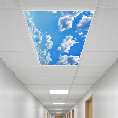 Premium Polycarbonate Light Diffuser Panel | Decorative Cloud Design