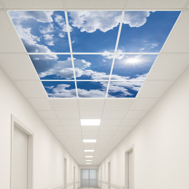 Multi Panel Cloud LED Light Diffuser | Custom Ceiling Lighting Solutions