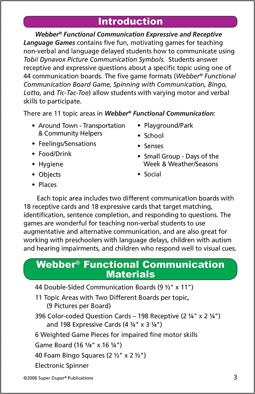 The Functional Communication Game Teaches Kids to Communicate with Pictures