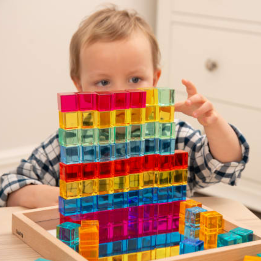 Gem Cube Mirror Tray | National Autism Resources