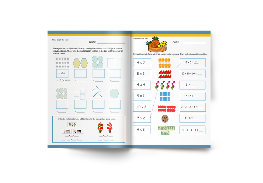 Times Tales: Helps Visual Learners Master Multiplication Fast!