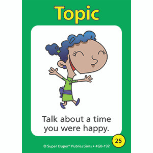 Topic Talk Social Skills Game