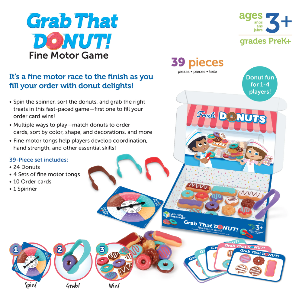 Grab That Donut! Fine Motor Game | National Autism Resources