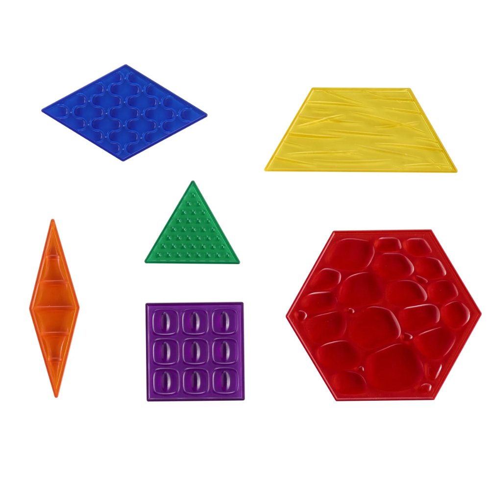 Translucent Sensory Pattern Blocks | National Autism Resources