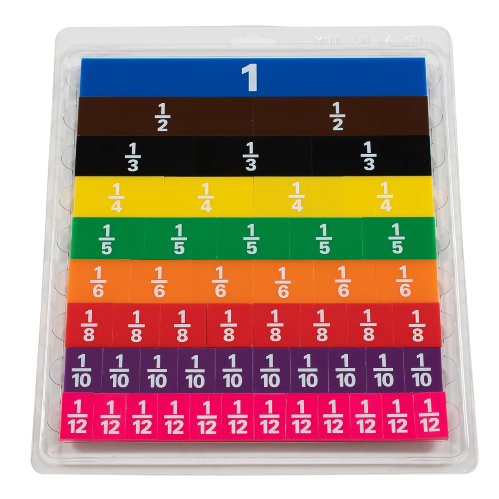 Fraction Tiles with Tray Set | National Autism Resources