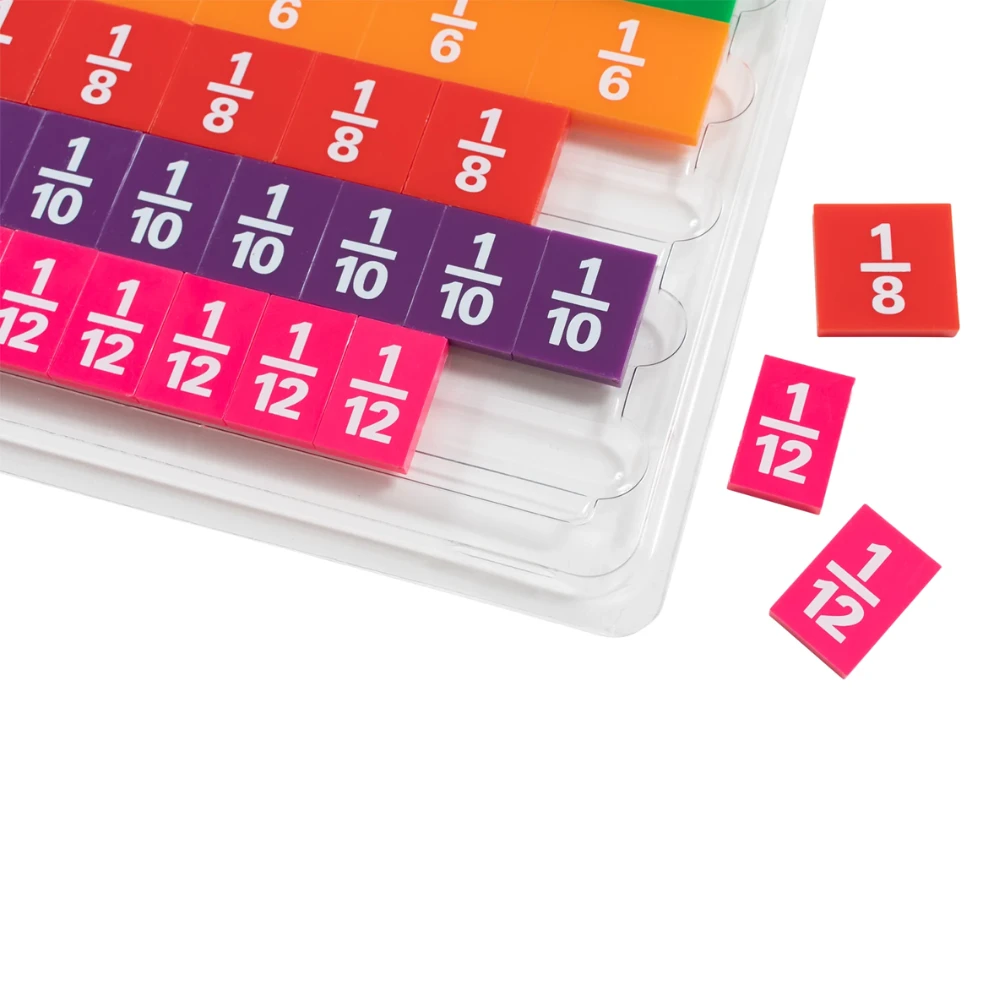 Fraction Tiles with Tray Set | National Autism Resources